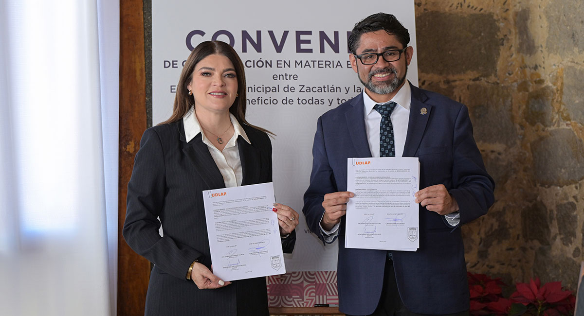 UDLAP y Ayuntamiento de Zacatlán firman convenio para impulsar la formación profesional y el ...